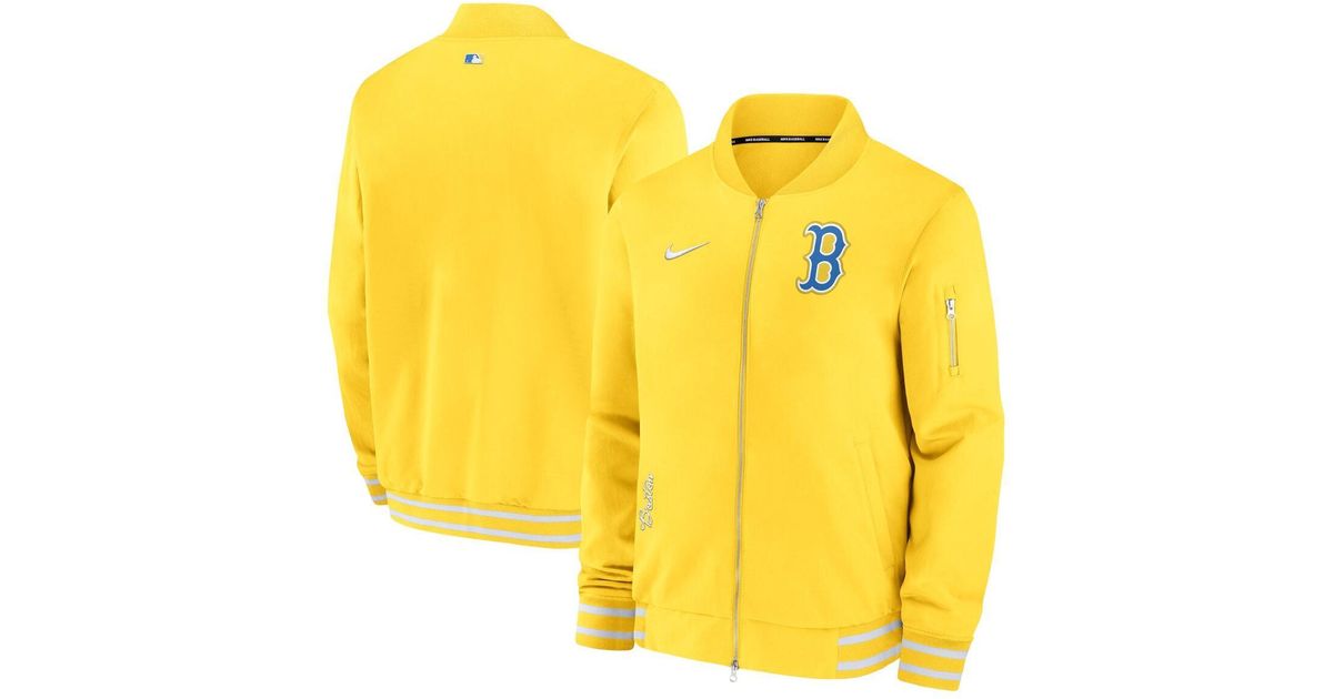 Nike Boston Red Sox City Connect Authentic Collection Game Time Bomber ...