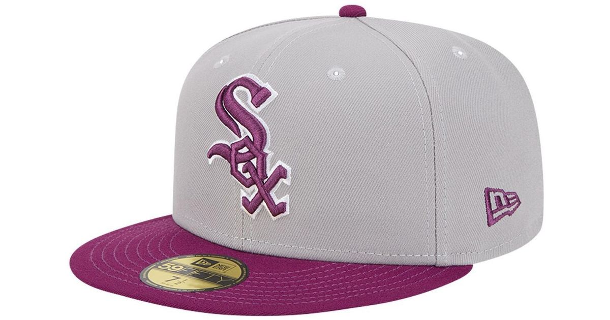 KTZ Chicago White Sox Two-tone Color Pack 59fifty Fitted Hat in Purple ...