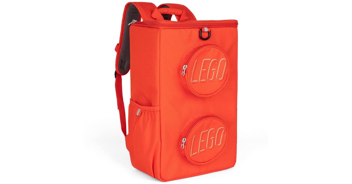 Legobags Lego Brick Backpack Cooler in Red | Lyst