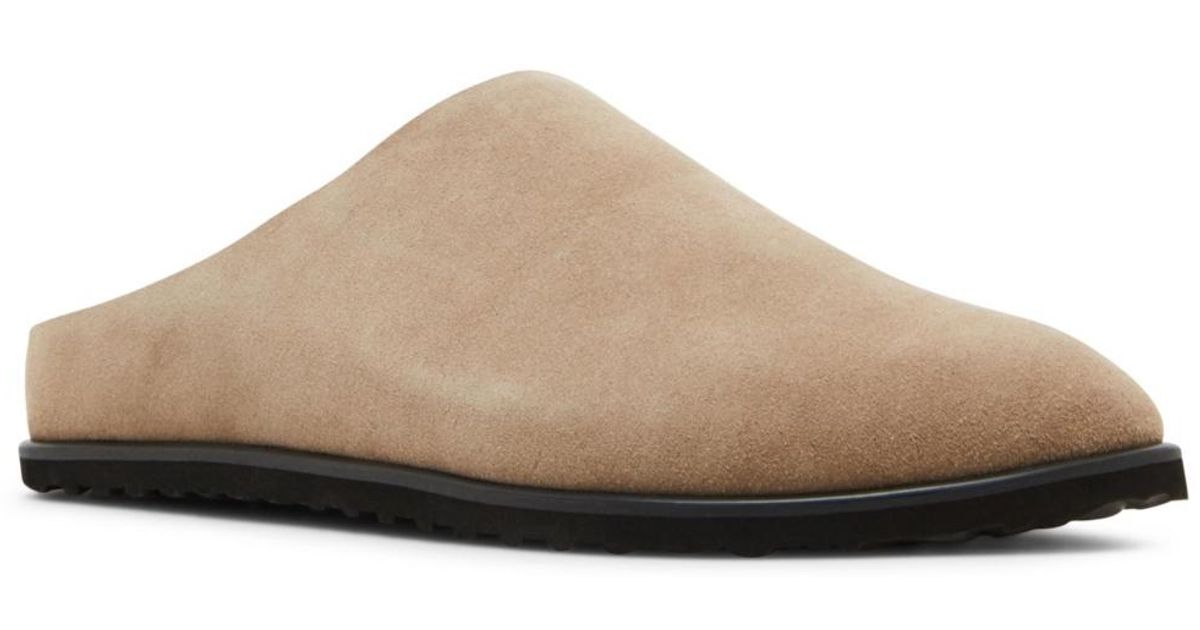 Steve Madden Luis Suede Slippers in Brown for Men | Lyst