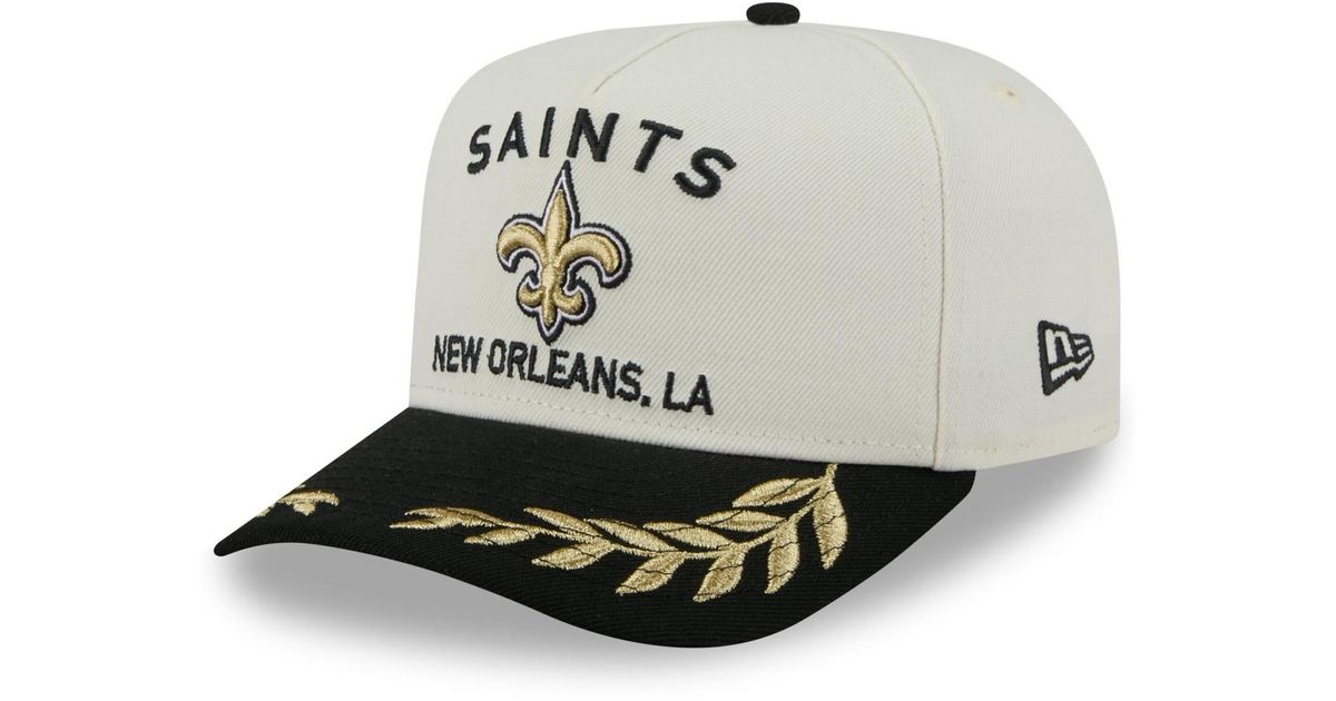 KTZ Cream/black New Orleans Saints 2025 Nfl Draft A-frame 9fifty ...