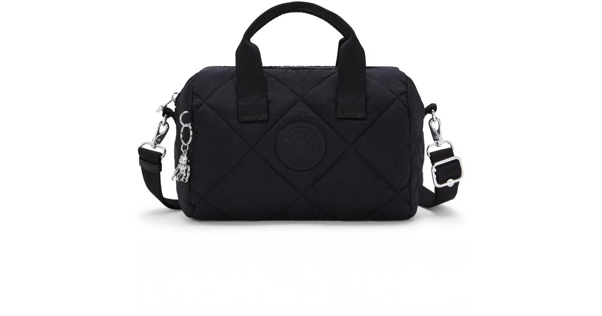 Kipling Bina Small Nylon Crossbody Handbag in Black | Lyst