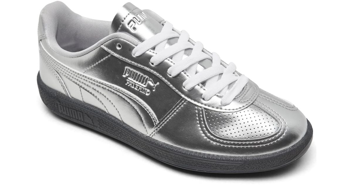 PUMA Palermo Casual Sneakers From Finish Line in White | Lyst