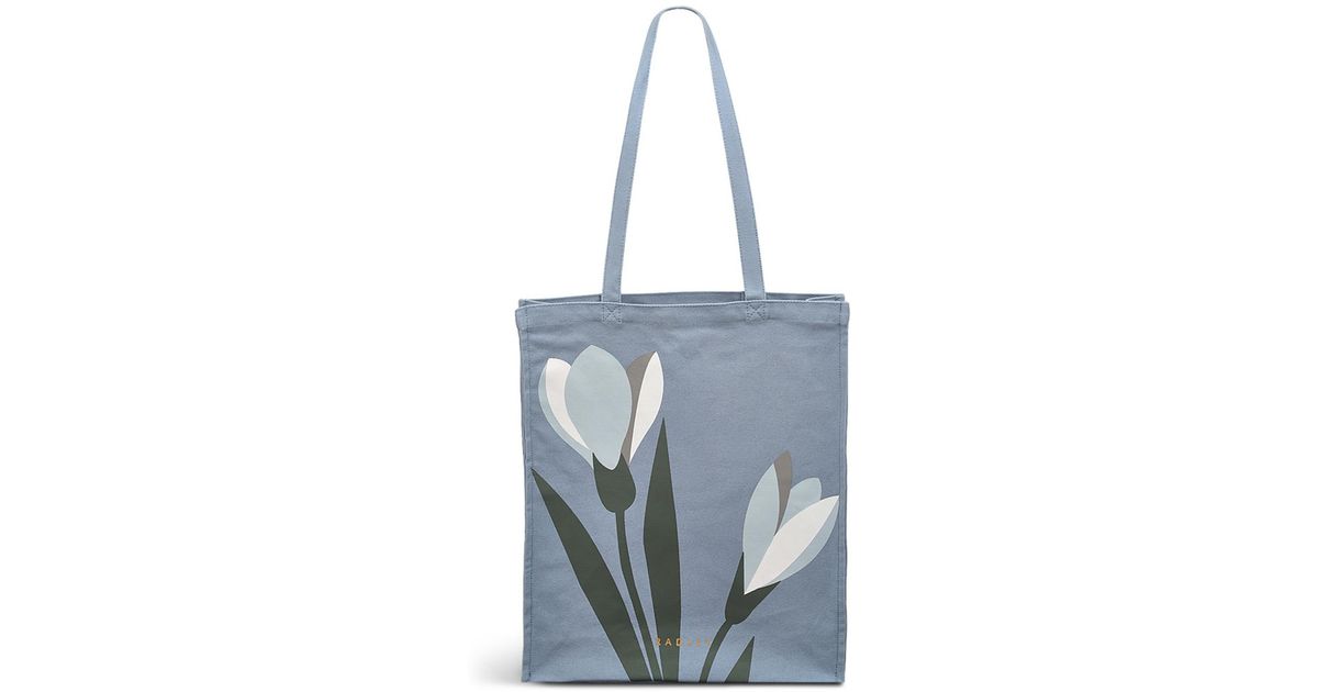 Radley Snow Drop Medium Open Top Tote Bag in Blue | Lyst