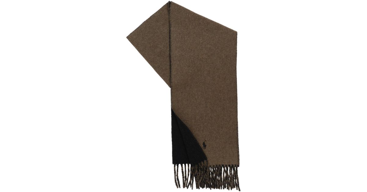Polo Ralph Lauren Classic Reversible Scarf in Green for Men | Lyst