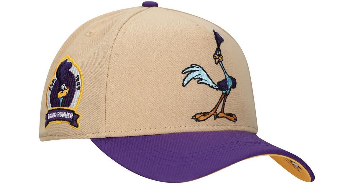 Lids Looney Tunes Road Runner A-frame Adjustable Hat in Natural for Men ...