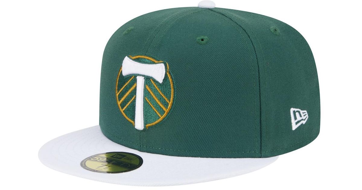 KTZ Portland Timbers 2025 Kickoff 59fifty Fitted Hat in Green for Men ...