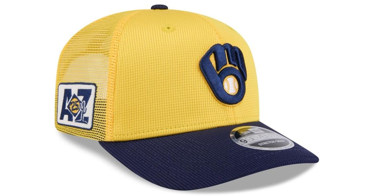 KTZ Milwaukee Brewers 2025 Spring Training 9seventy Stretch-snap Hat in ...