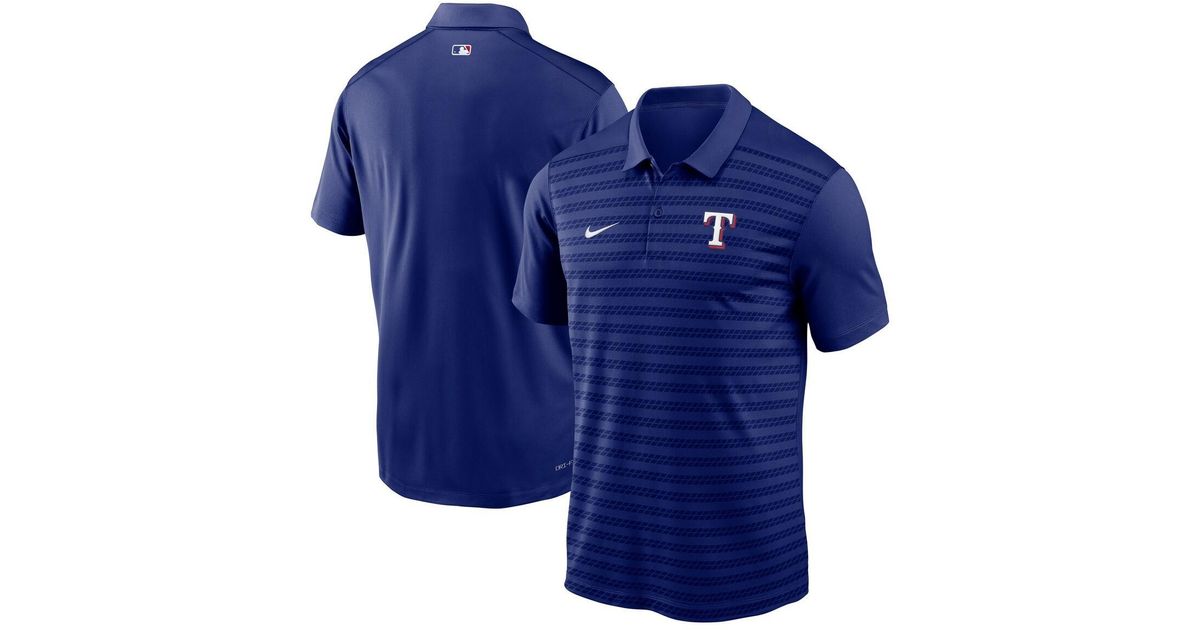 Nike Texas Rangers Authentic Collection Victory Performance Polo Shirt ...