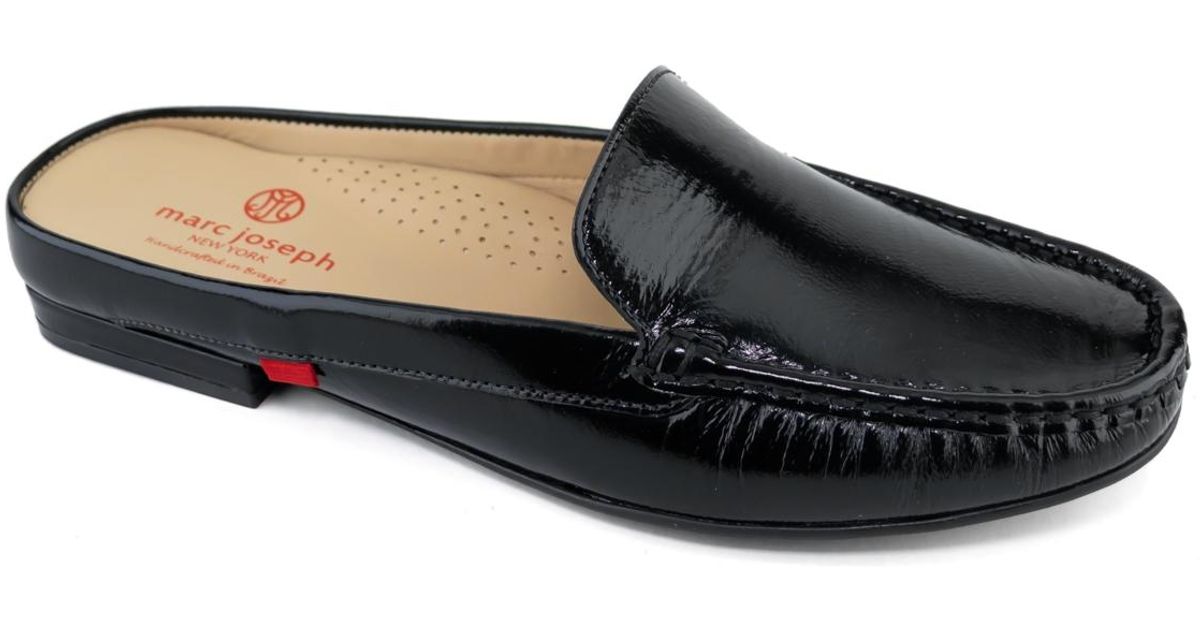 Marc Joseph New York Amsterdam Leather Mules in Black | Lyst