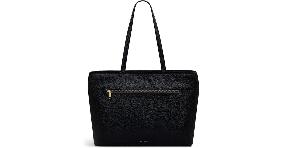 Radley Sunny Dene Medium Zip Top Tote Bag in Black | Lyst