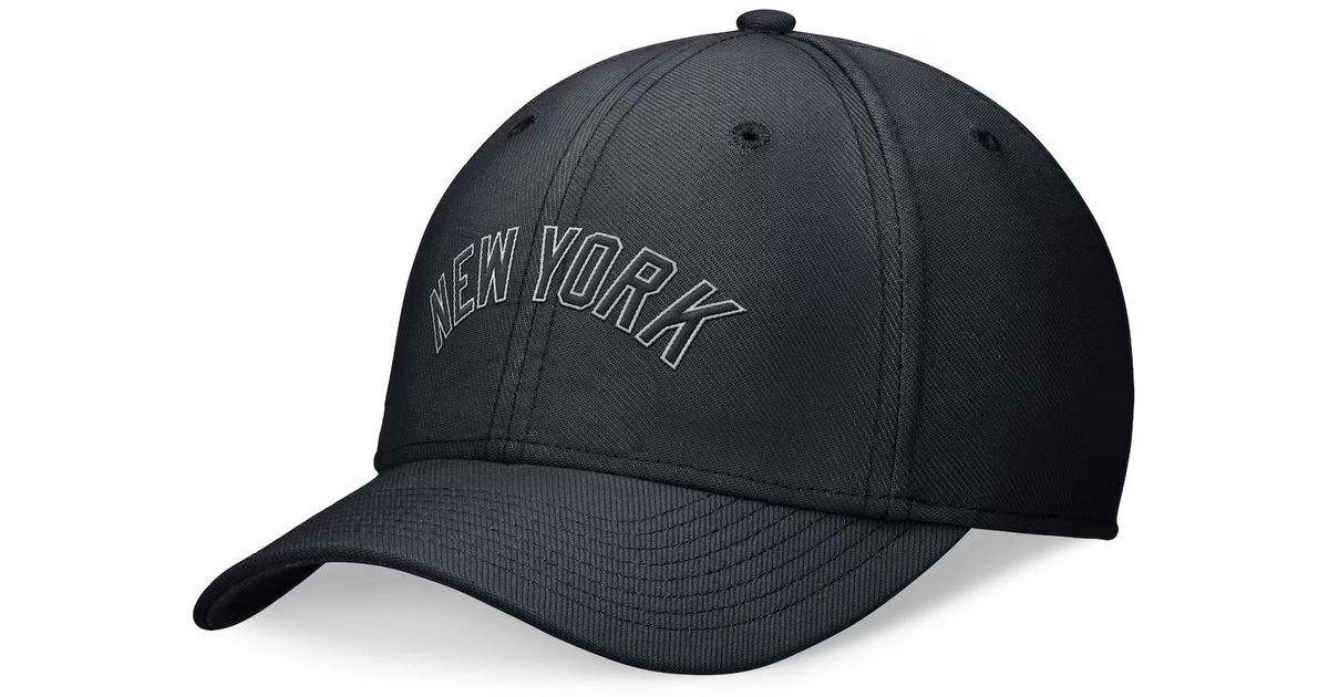 Nike New York Yankees Primetime Performance Swooshflex Hat in Blue for ...