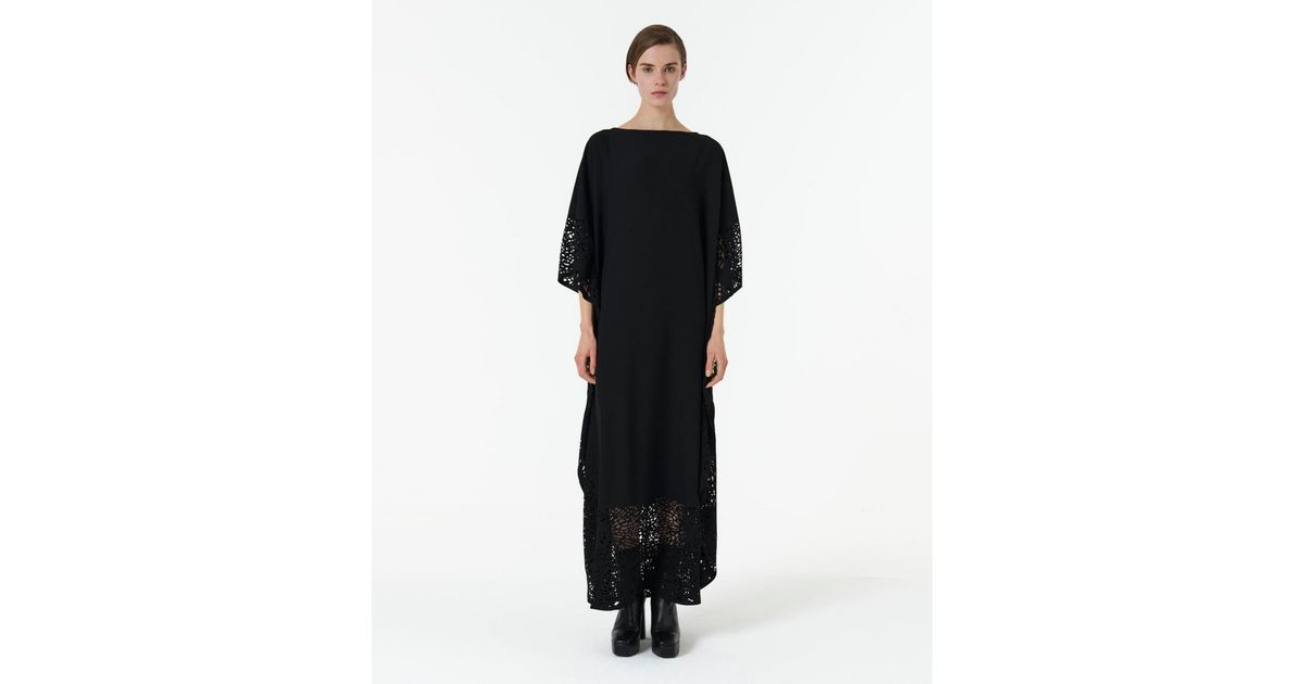 eem Laser-cut Kaftan in Black | Lyst
