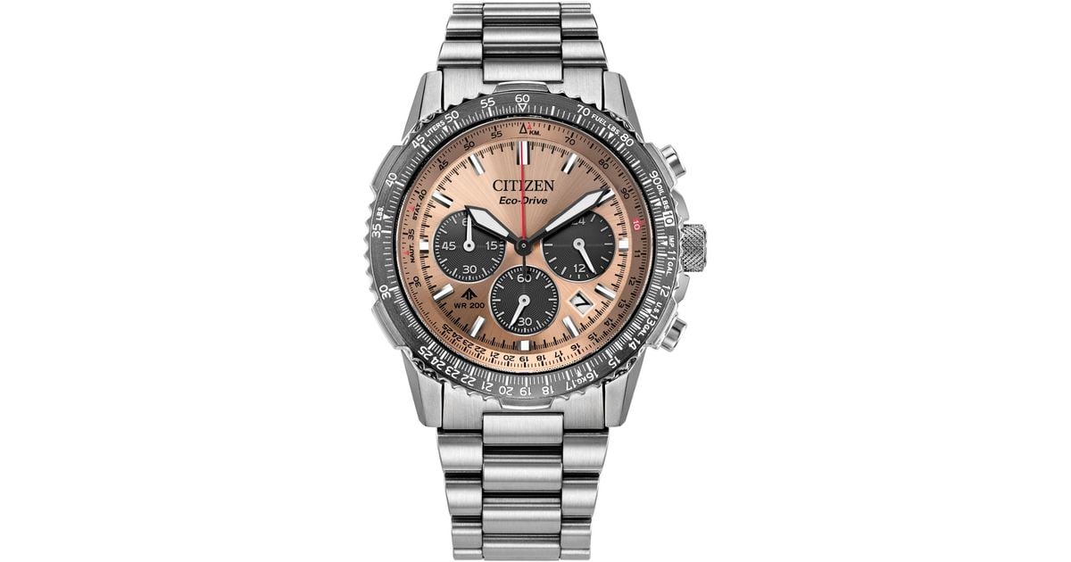 Citizen Promaster Air Navihawk Stainless Steel Bracelet Watch 40mm in ...