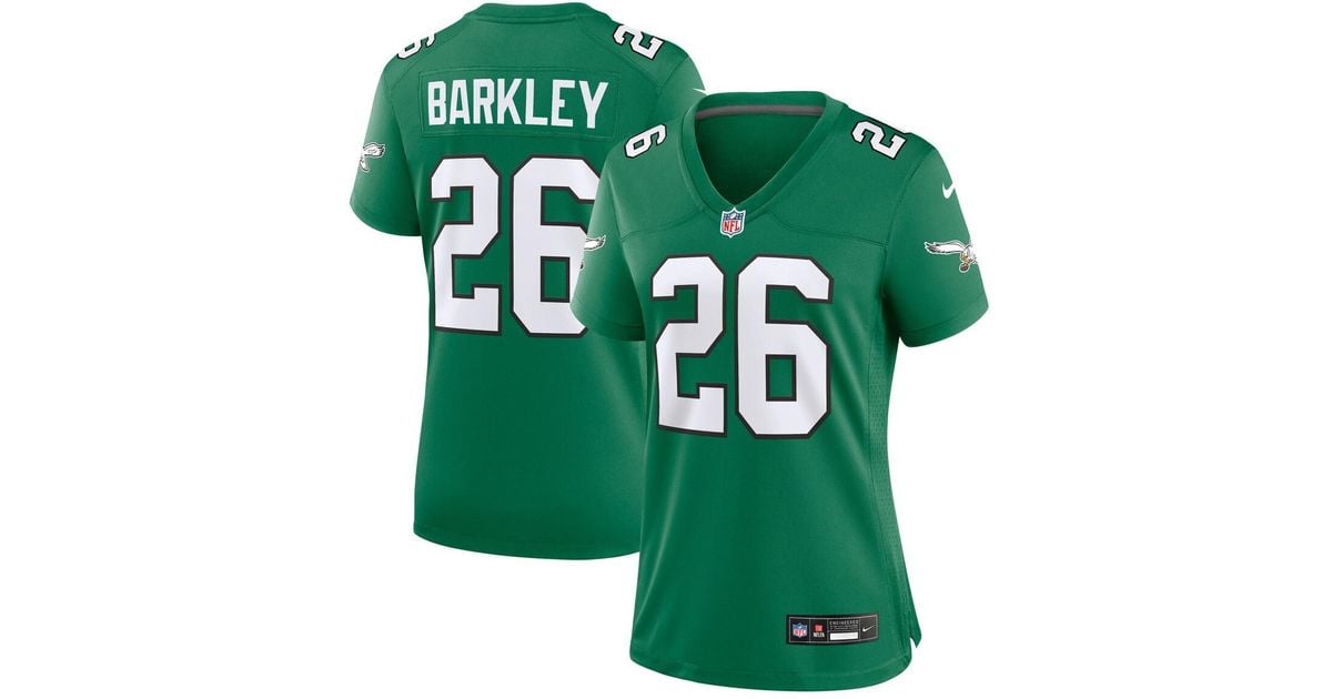 Nike Saquon Barkley Philadelphia Eagles Alternate Game Jersey in Green | Lyst