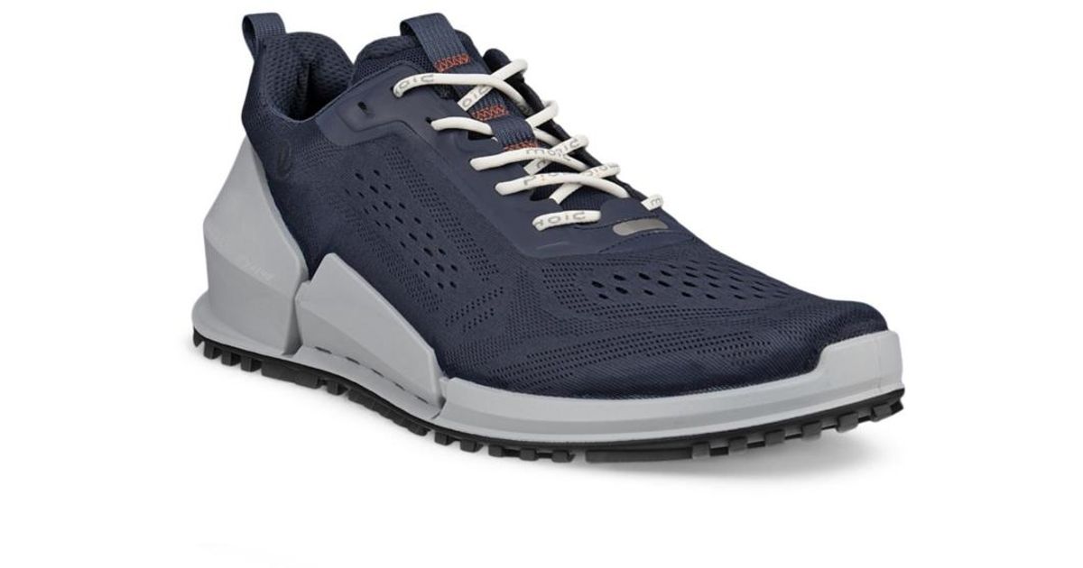 Ecco Biom 2.0 Knit Sneakers in Blue for Men | Lyst