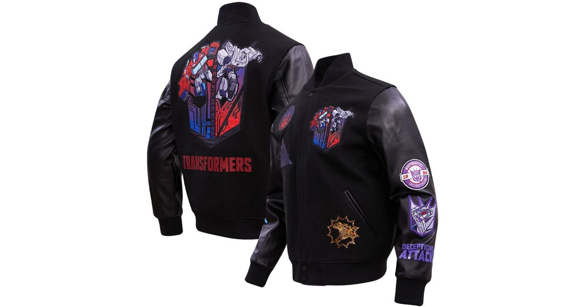 FREEZE MAX Transformers Autobots Vs. Decepticons Full-zip Varsity ...