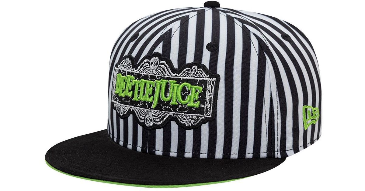 KTZ Beetlejuice Green Piping 9forty Adjustable Hat for Men | Lyst