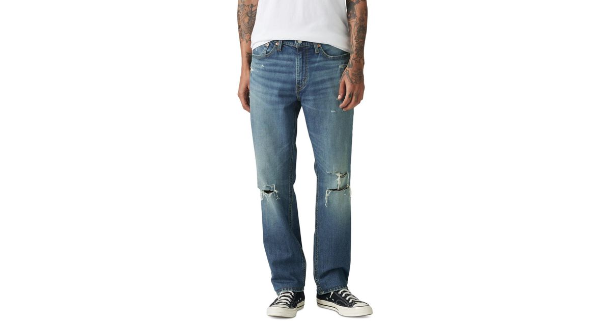 Levi's 541 Athletic Taper Fit Stretch Jeans in Blue for Men | Lyst