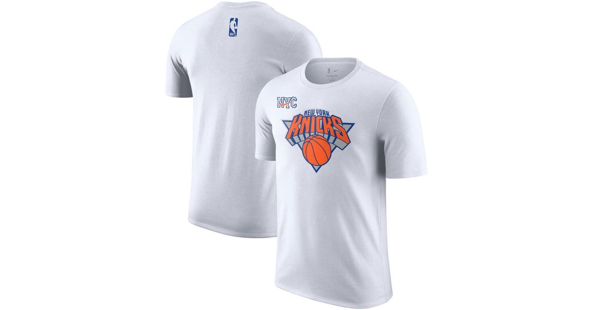 Nike New York Knicks 2024/25 City Edition Essential Logo T-shirt in ...