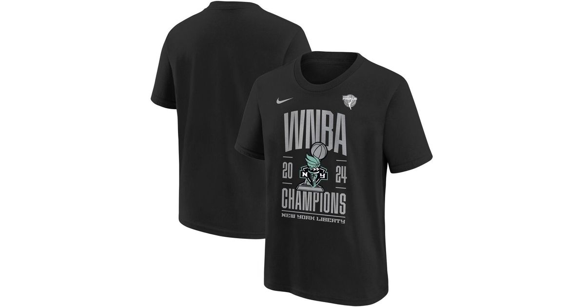 Nike Big Boys And Girls New York Liberty 2024 Wnba Finals Champions ...
