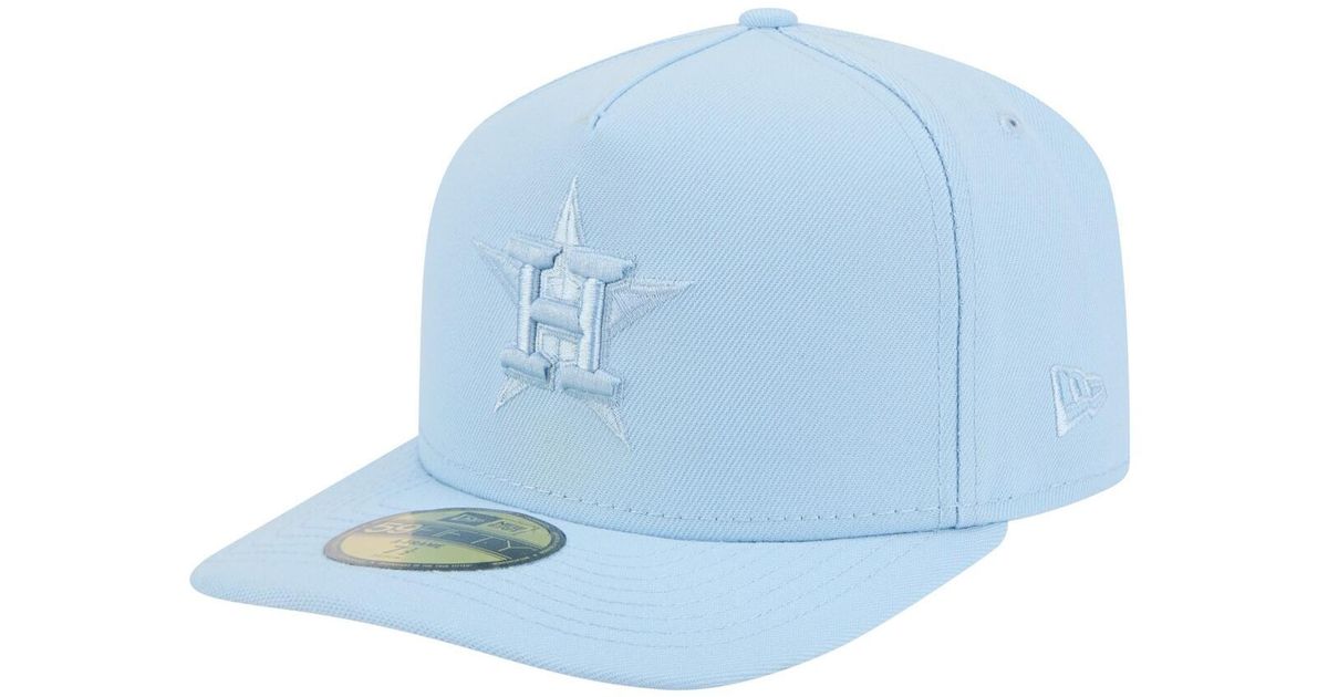 KTZ Houston Astros Color Pack A-frame 59fifty Fitted Hat in Blue for ...
