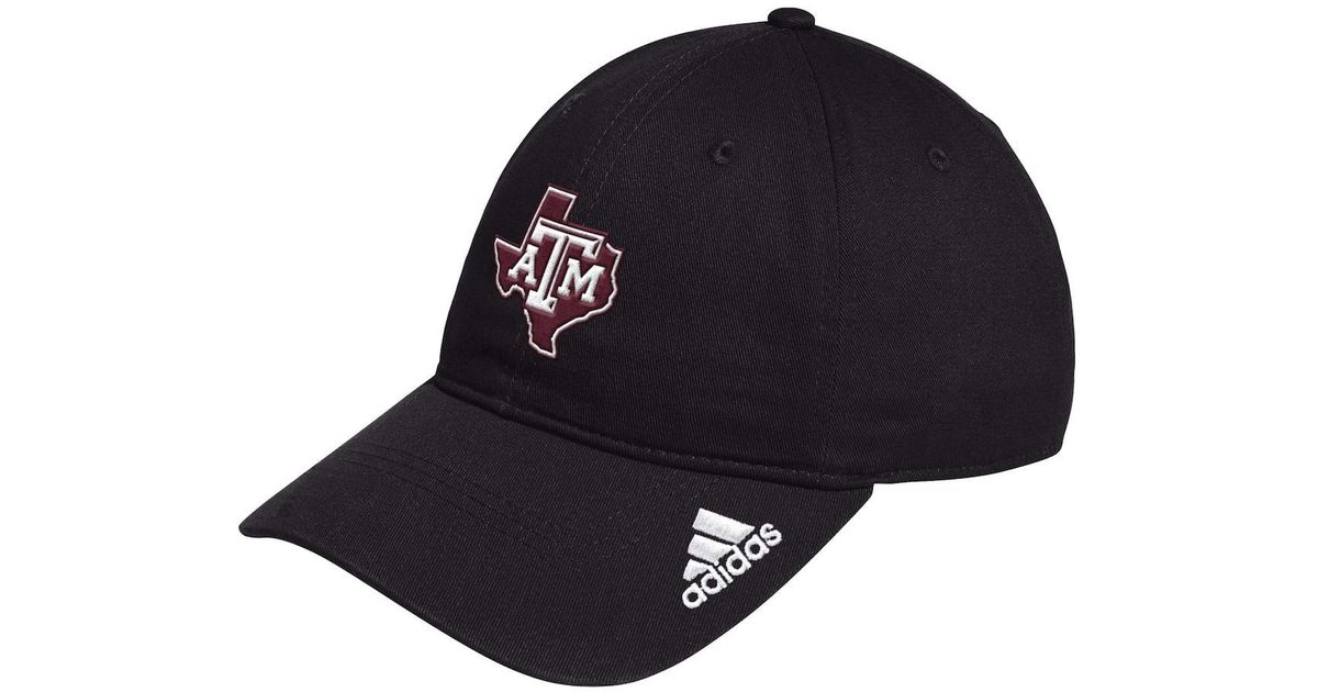 adidas Texas A M aggies Locker Room Logo Slouch Adjustable Hat in Blue ...