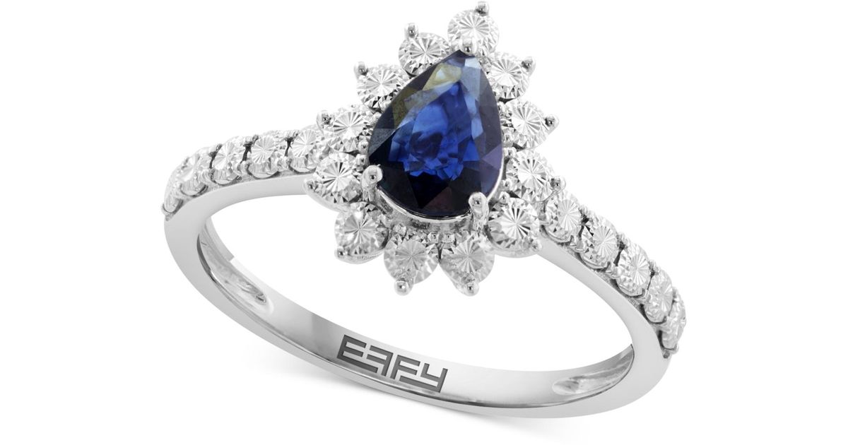 Effy Effy Miracle Plate Halo Ring (5/8 Ct. T.w. in White | Lyst