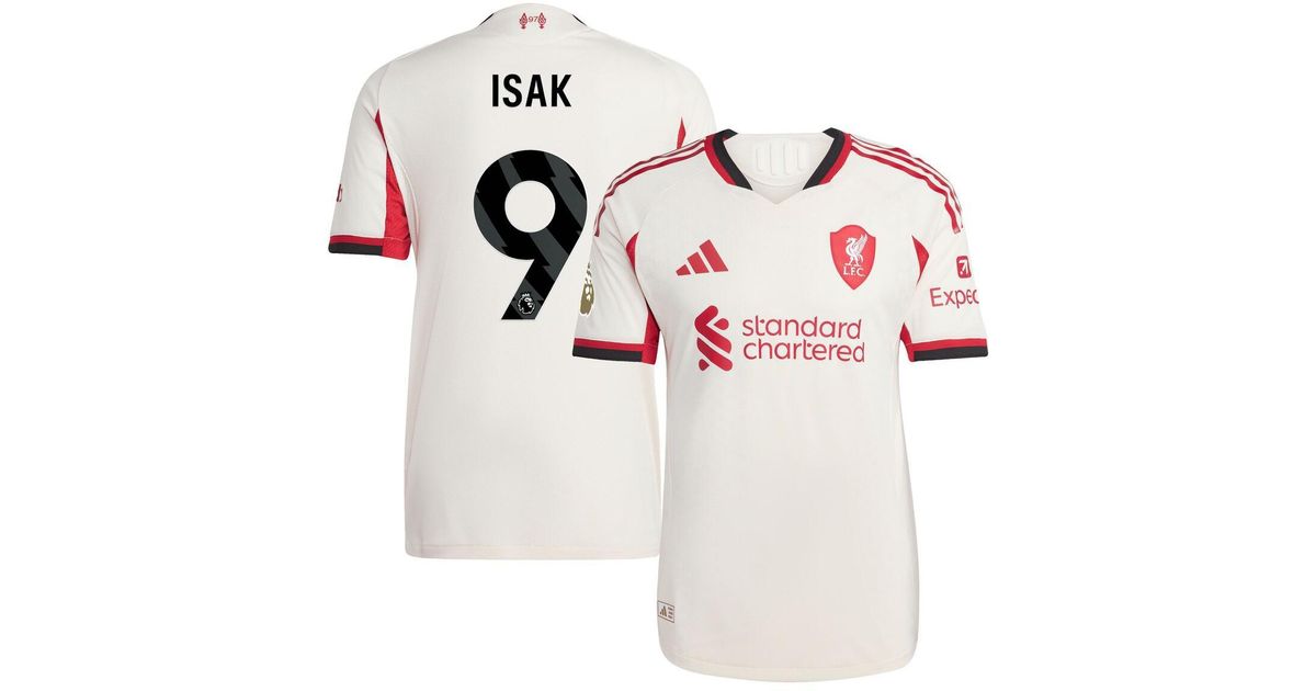 adidas Alexander Isak Liverpool 2025/26 Away Authentic Player Jersey in ...