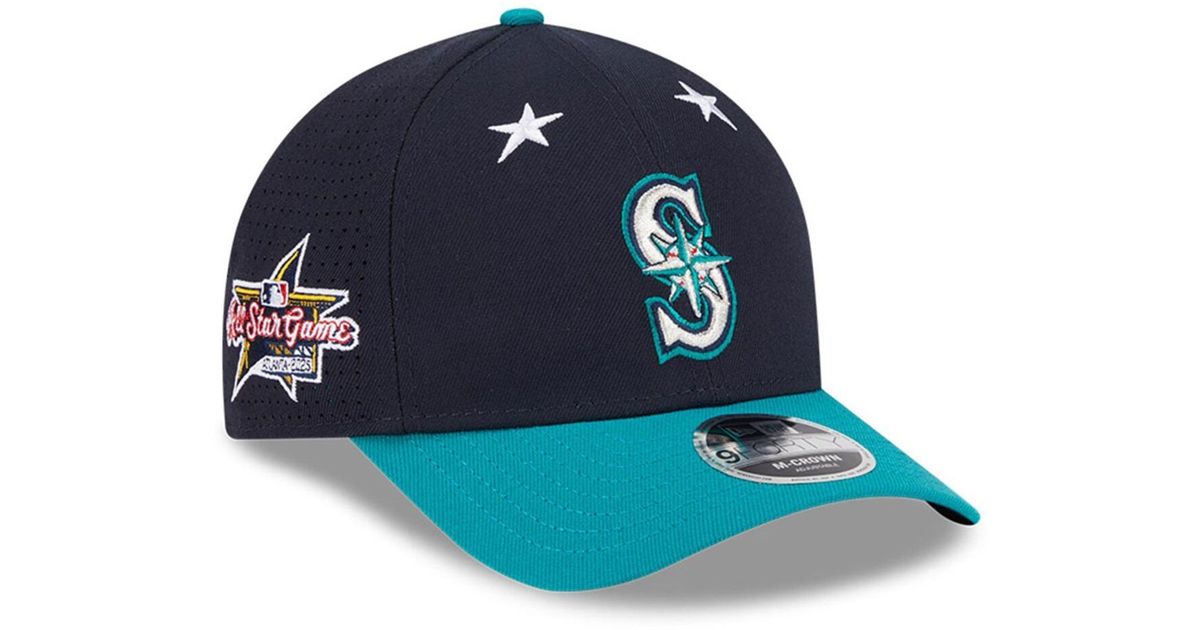 KTZ Navy/aqua Seattle Mariners 2025 Mlb All-star Game 9forty M-crown ...