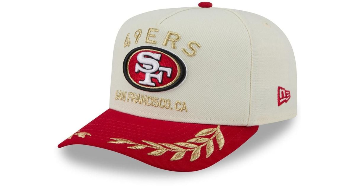 KTZ Cream/scarlet San Francisco 49ers 2025 Nfl Draft A-frame 9fifty ...