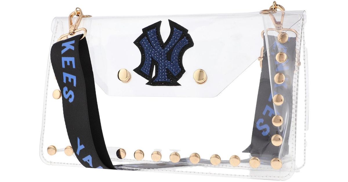 Cuce New York Yankees Crystal Clear Envelope Crossbody Bag in Blue | Lyst