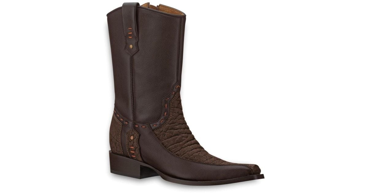 Forastero Premium Leather Western Boots in Brown for Men | Lyst