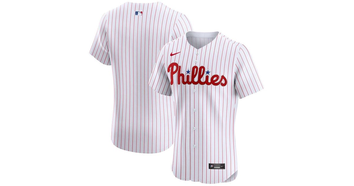 Nike Atlanta Braves City Connect Elite Jersey in White for Men | Lyst
