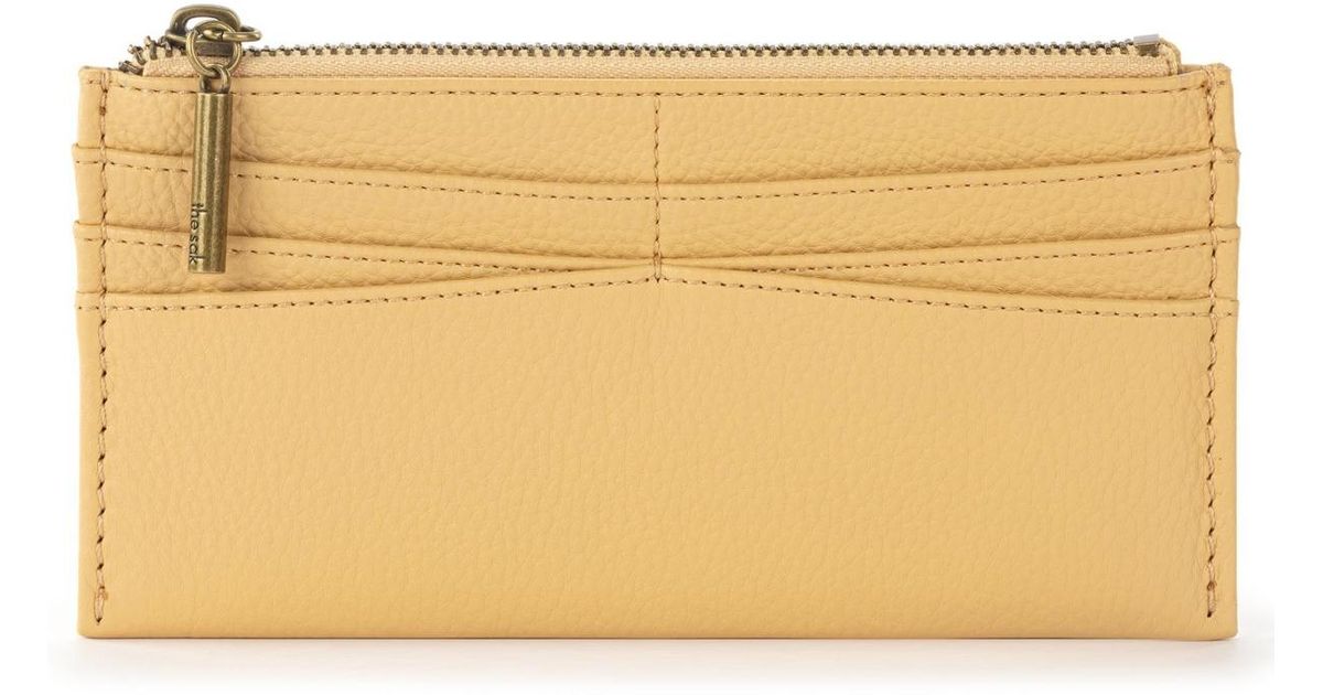 The Sak Neva Card Case Wallet in Natural | Lyst