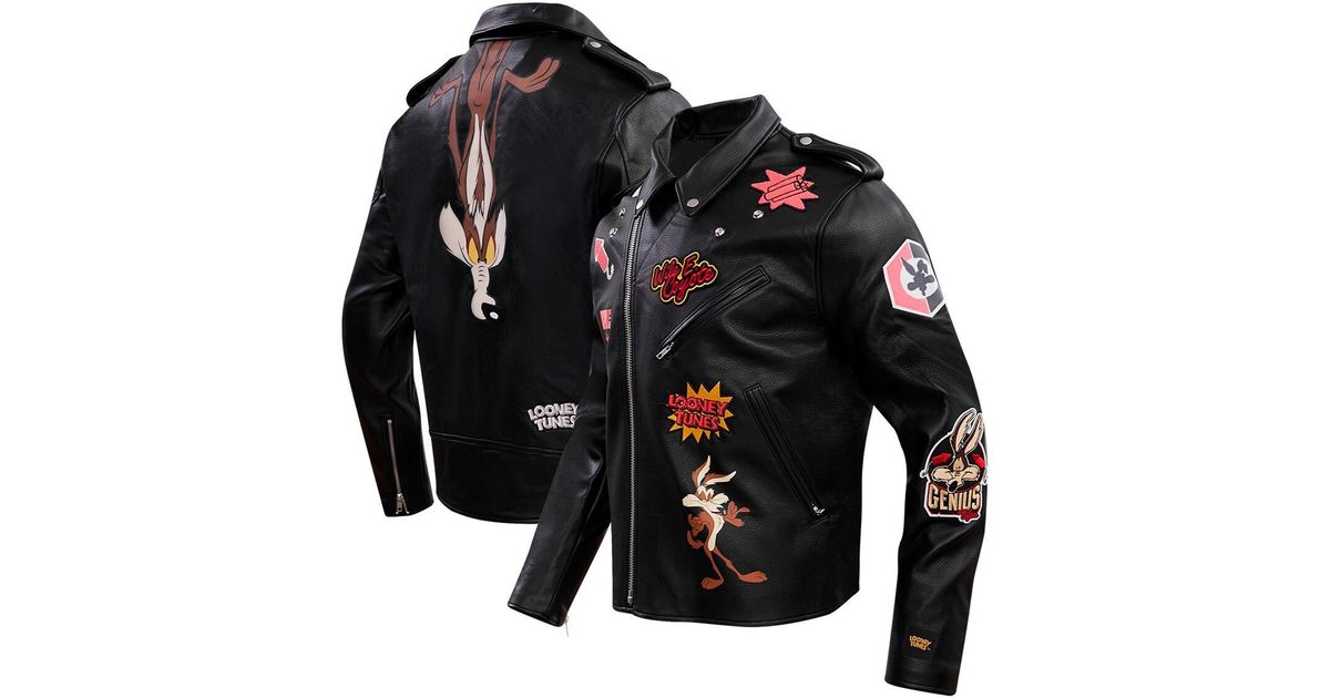 FREEZE MAX Looney Tunes Graphic Biker Full-zip Jacket in Black for Men ...