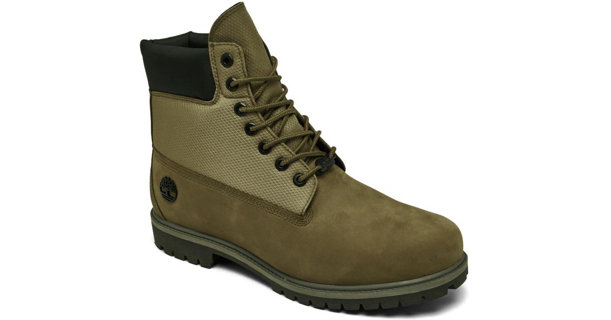 Timberland 6 Inch Premium Waterproof Boots From Finish Line in Green ...