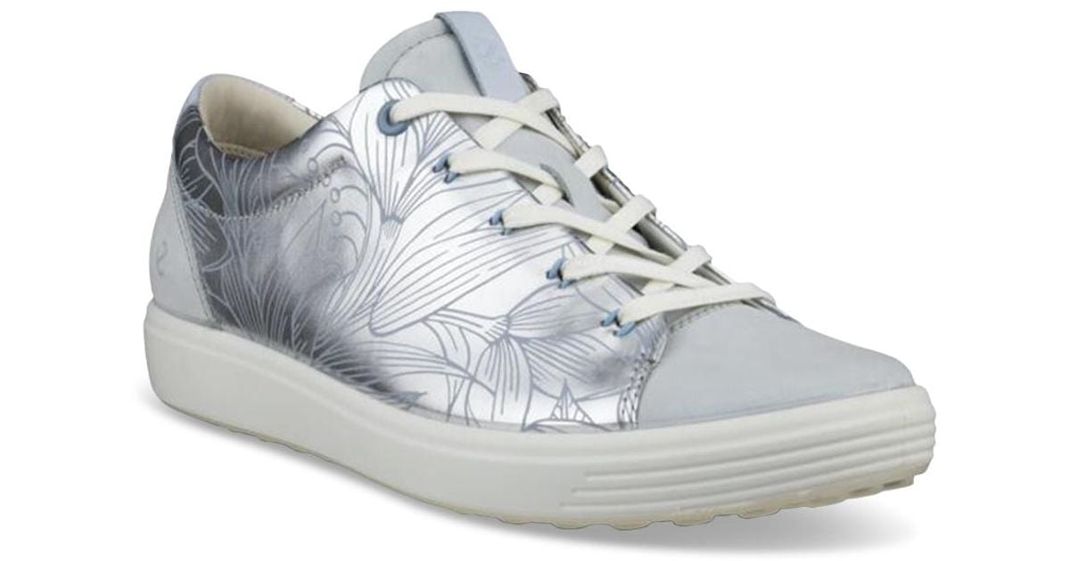Ecco Soft 7 Dainty Sneakers in Blue | Lyst