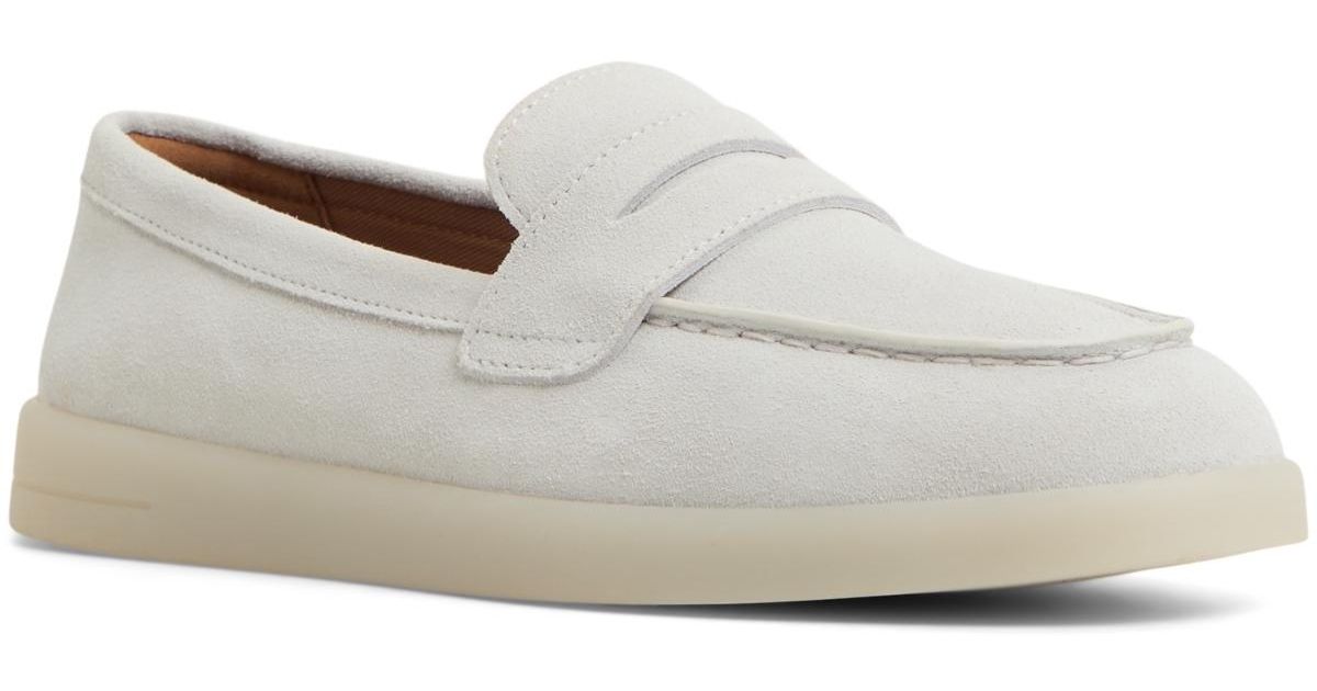 Sperry Top-Sider Wedge Cupsole Penny Slip-on Loafer in White | Lyst