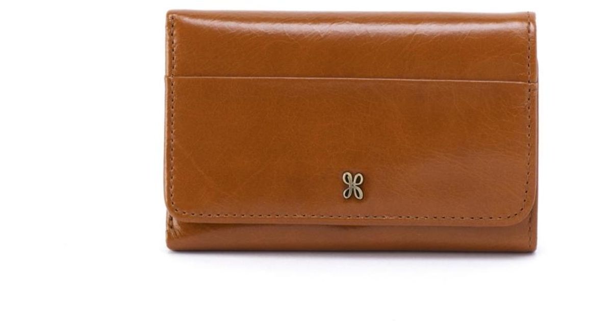 Hobo International Jill Trifold Wallet in White | Lyst