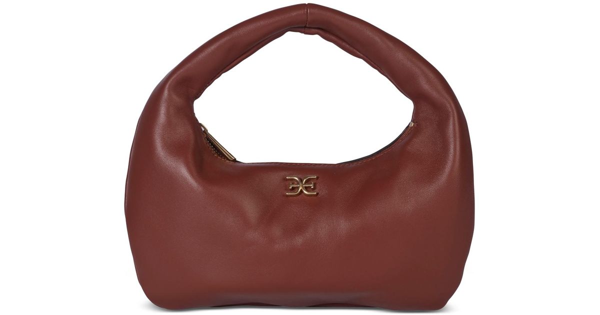 Sam Edelman Michaela Small Leather Hobo in Brown | Lyst