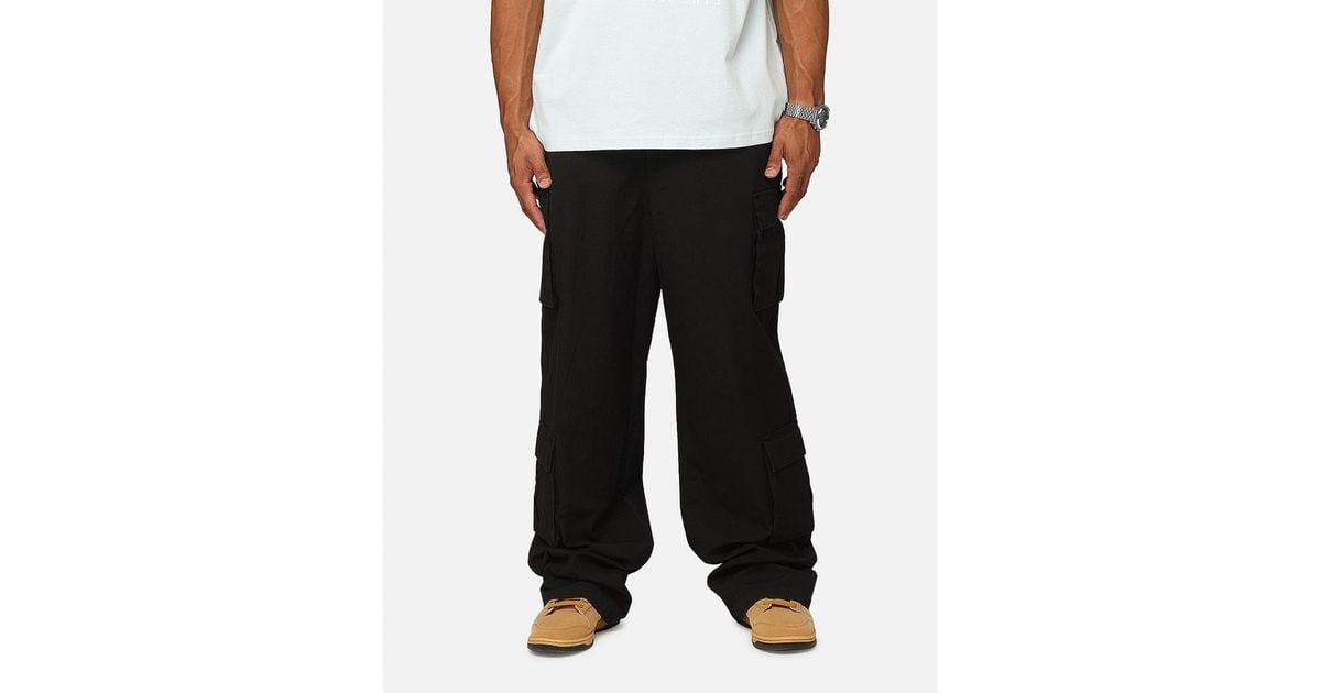 carre Tactical baggy Cargo Pants in Black for Men | Lyst
