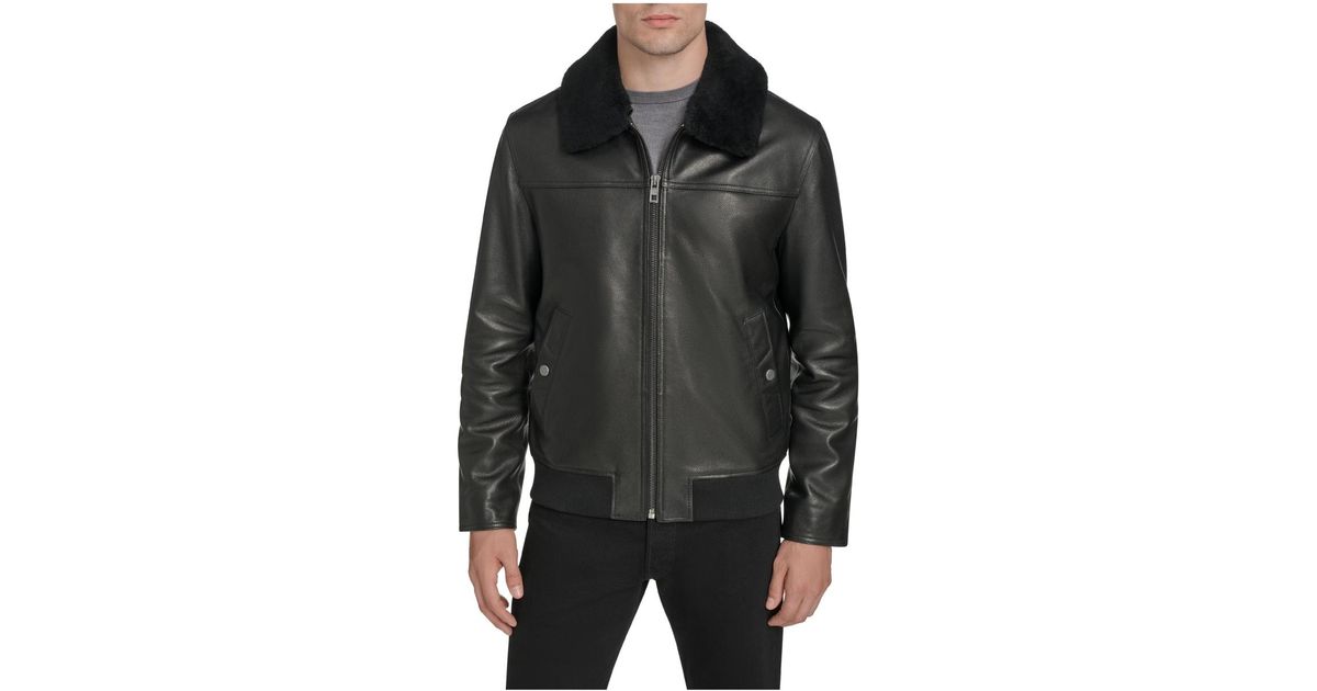 Andrew Marc Black Label Andrew Marc Label Hedland Leather Jacket in ...