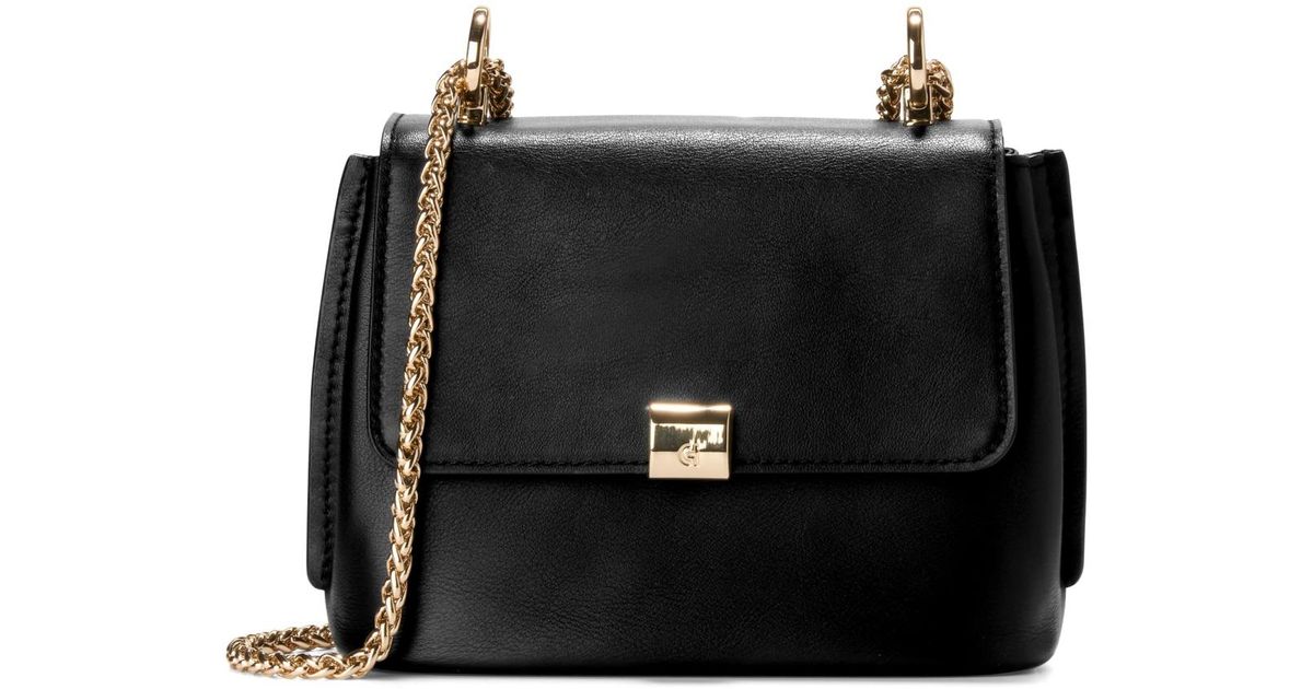 Cole Haan Mini Convertible Chain Bag in Black | Lyst