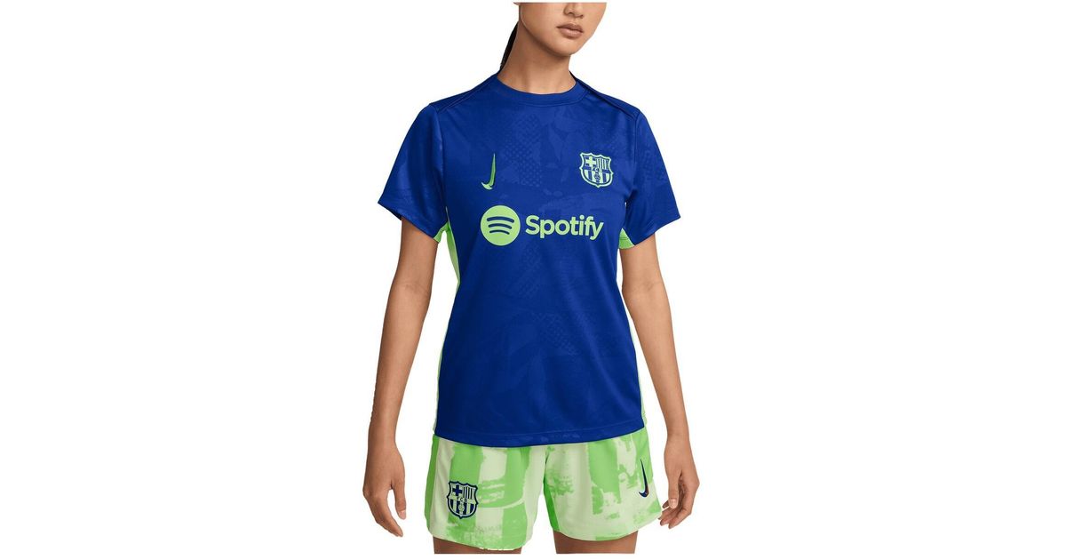 Nike Barcelona 2024/25 Academy Pro Pre-match Top in Blue | Lyst