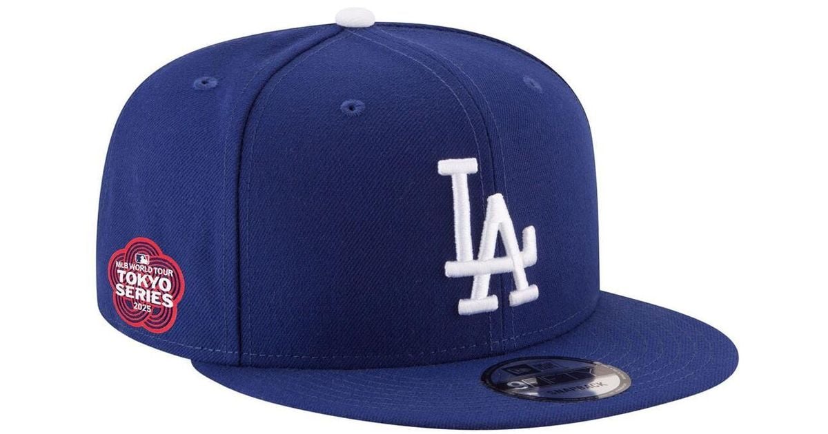 KTZ Los Angeles Dodgers 2025 Mlb World Tour: Tokyo Series Side Patch 9fifty Snapback Hat in Blue ...