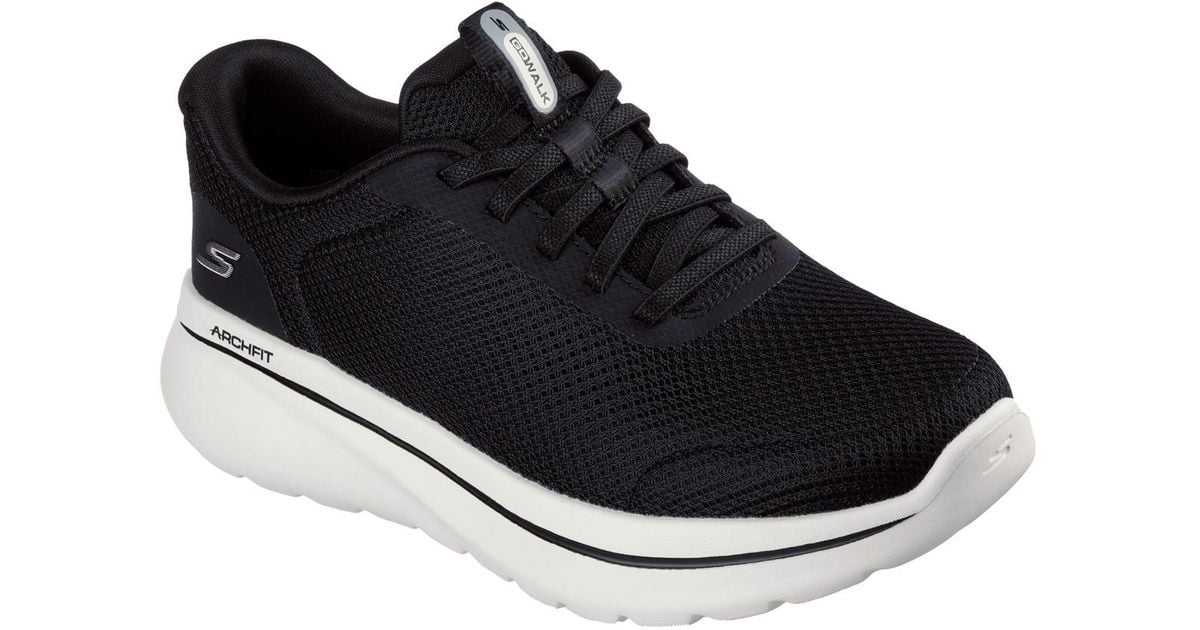 Skechers Go Walk Arch Fit N-joy in Black | Lyst
