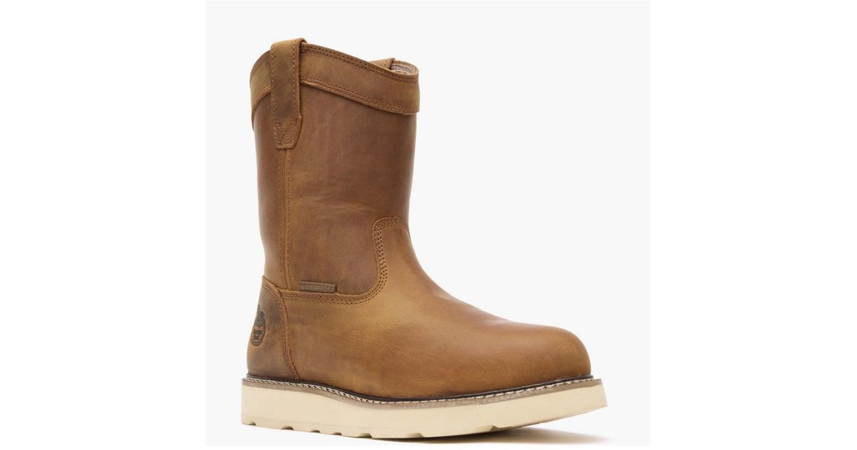 Georgia Boot Core 37 Wedge 10" Steel Toe Waterproof Pull-on Work Boot ...