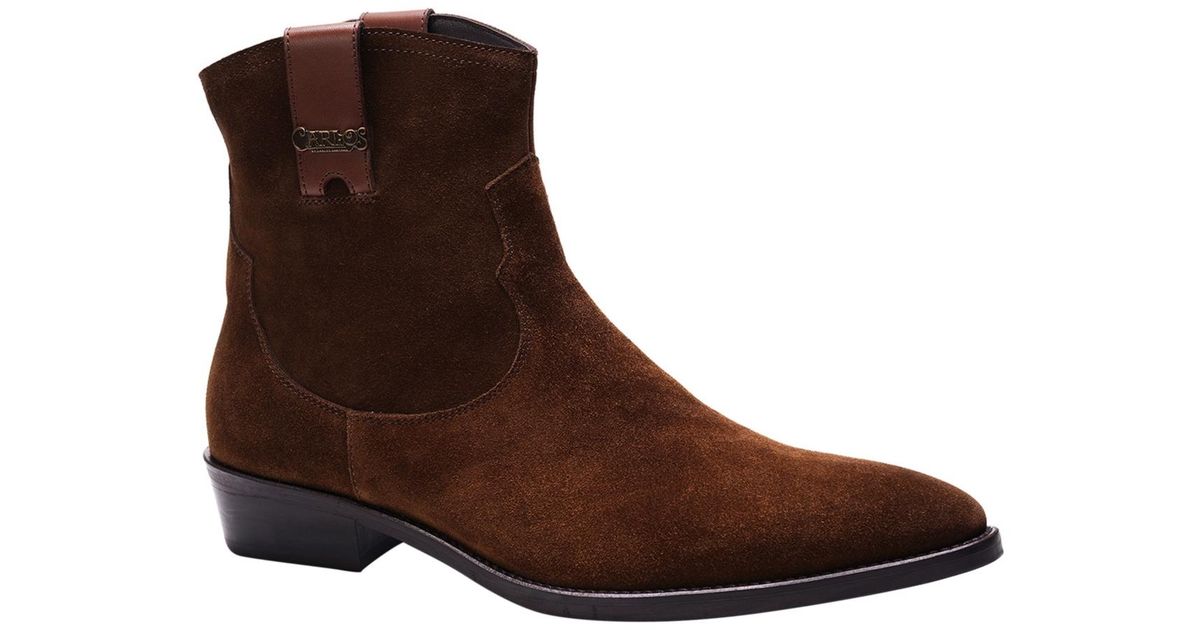 Carlos By Carlos Santana Zappa Cowboy Fashion Boots in Brown for Men | Lyst