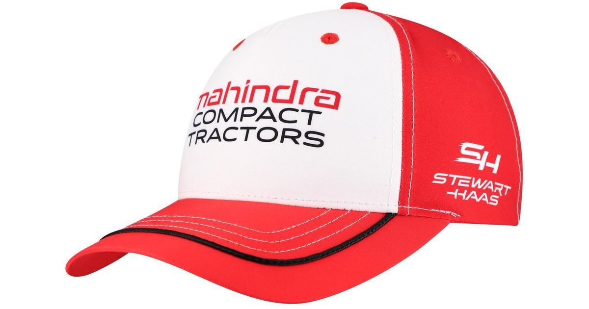 STEWART-HAAS RACING White/red Chase Briscoe Mahindra Uniform Adjustable ...